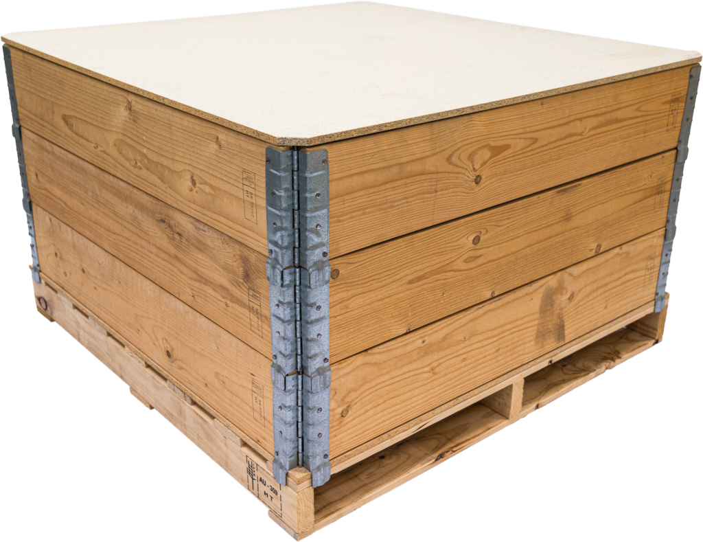 1165 x 1165mm Pallet Collar Crate – 3 Collar - Palletwest